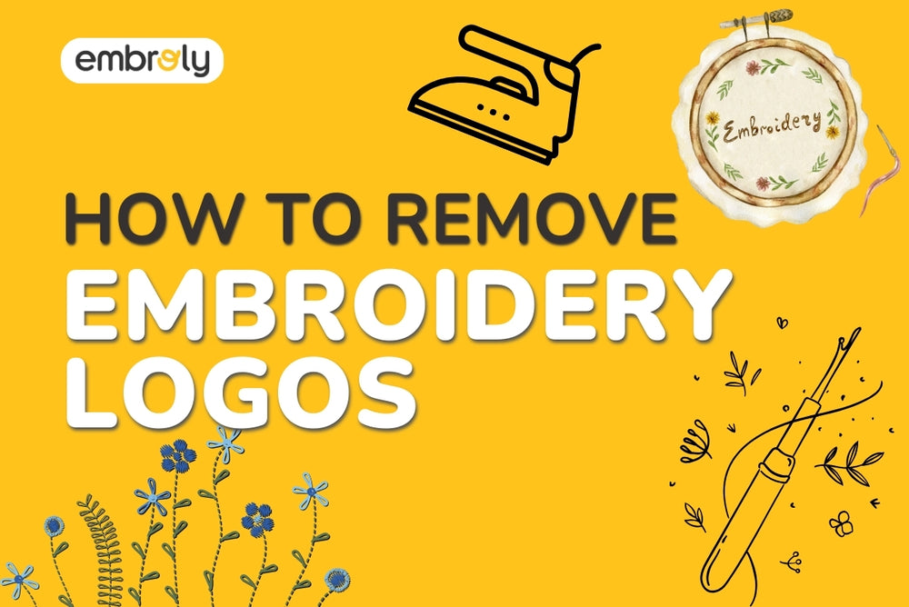 How To Remove An Embroidered Logo - Embroly