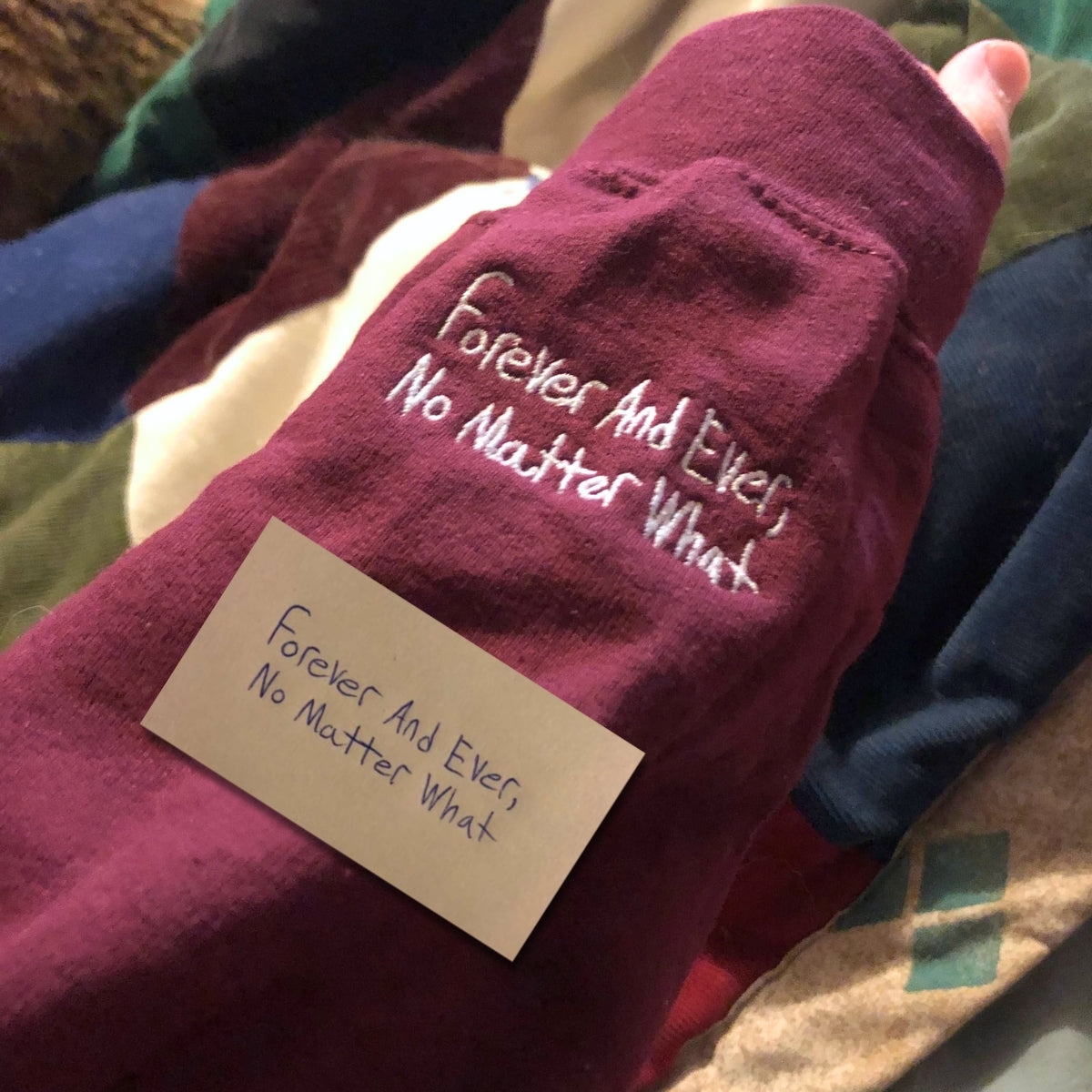 Custom Handwriting Embroidered Sweatshirt - Order Now - Embroly