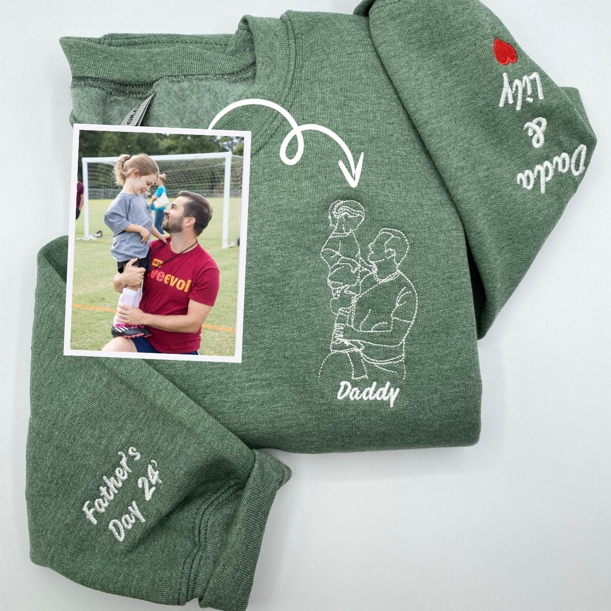 Father and Son Sweatshirt, Hoodie, Personalized Fathers Day Gifts from ...